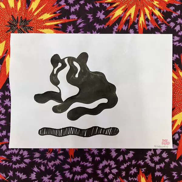 Wavy Cat drawing - Pete Fowler Shop